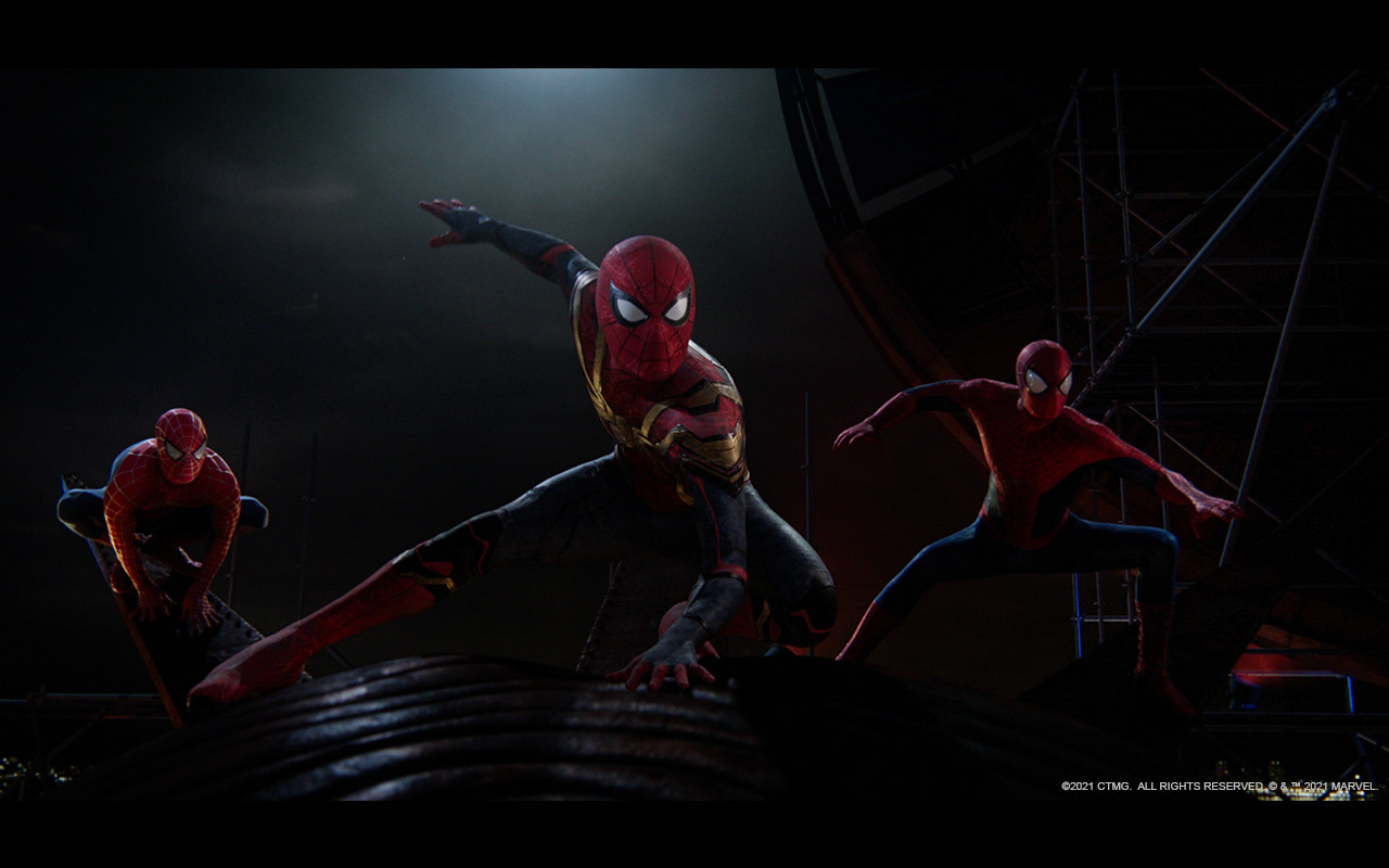 3 Spider-Men on the Statue of Liberty – Sentient Studios